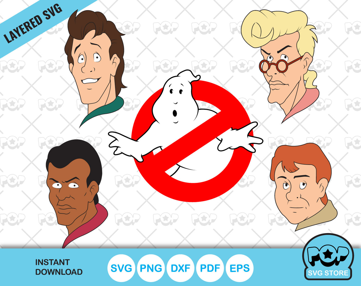 The Real Ghostbusters clipart bundle, SVG cut files for cricut ...