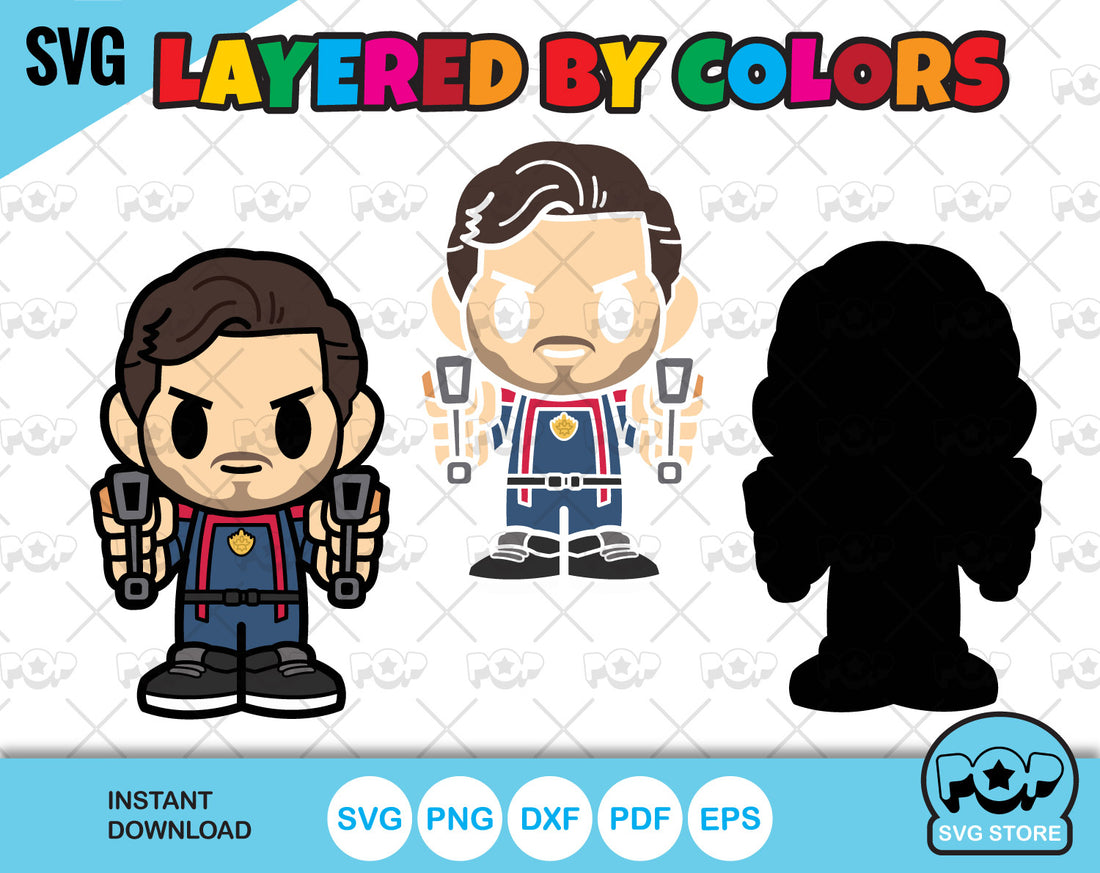 Guardians of the Galaxy clipart set, svg cut files for Cricut ...