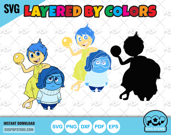 Inside Out 2 clipart set, Inside Out svg cut files for Cricut / Silhou ...