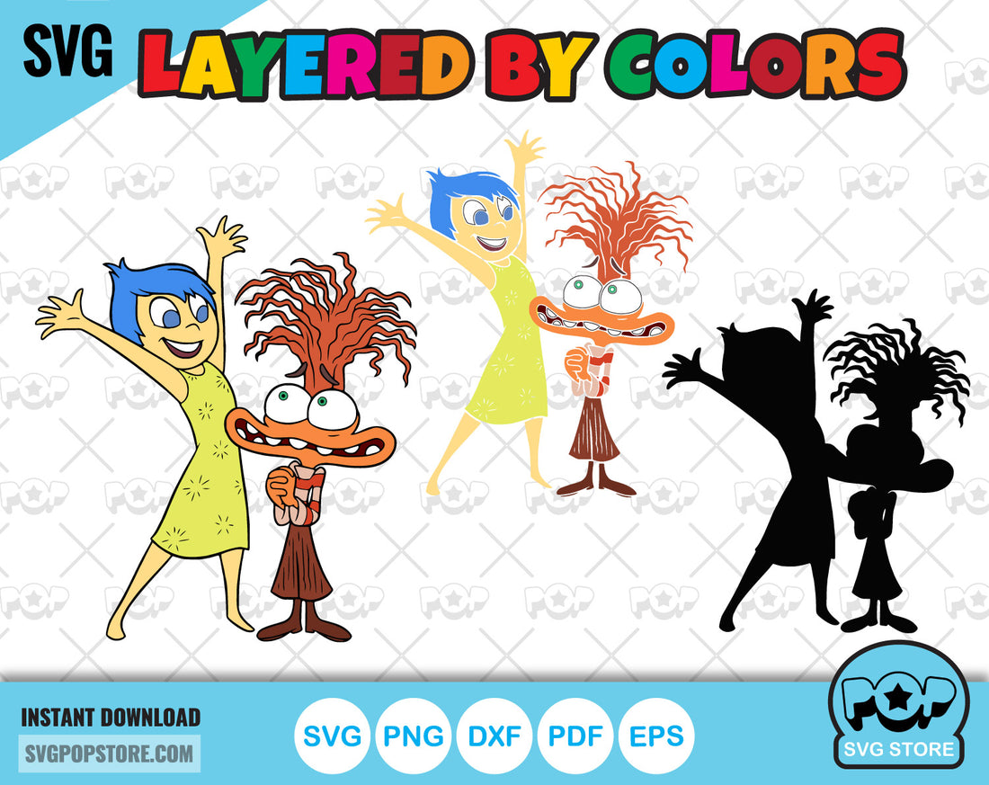 Inside Out 2 100 cliparts bundle, Inside Out svg cut files for Cricut ...