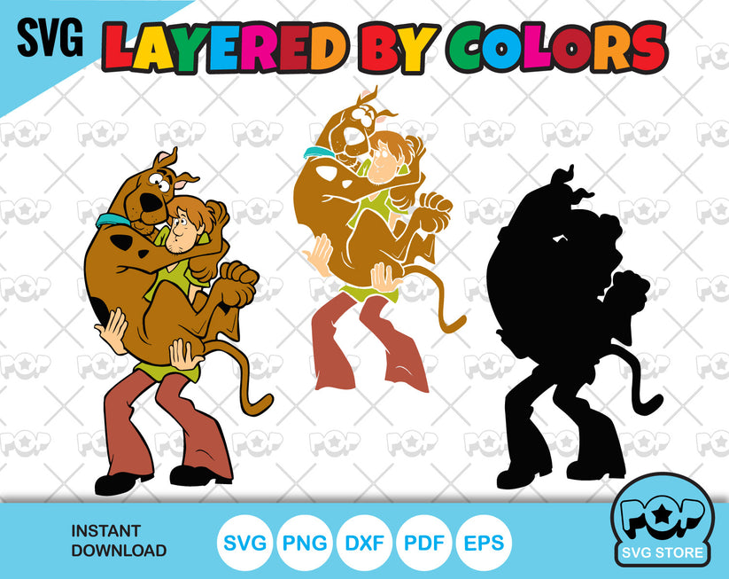 Scooby-Doo clipart bundle, SVG cut files for Cricut / Silhouette, PNG ...