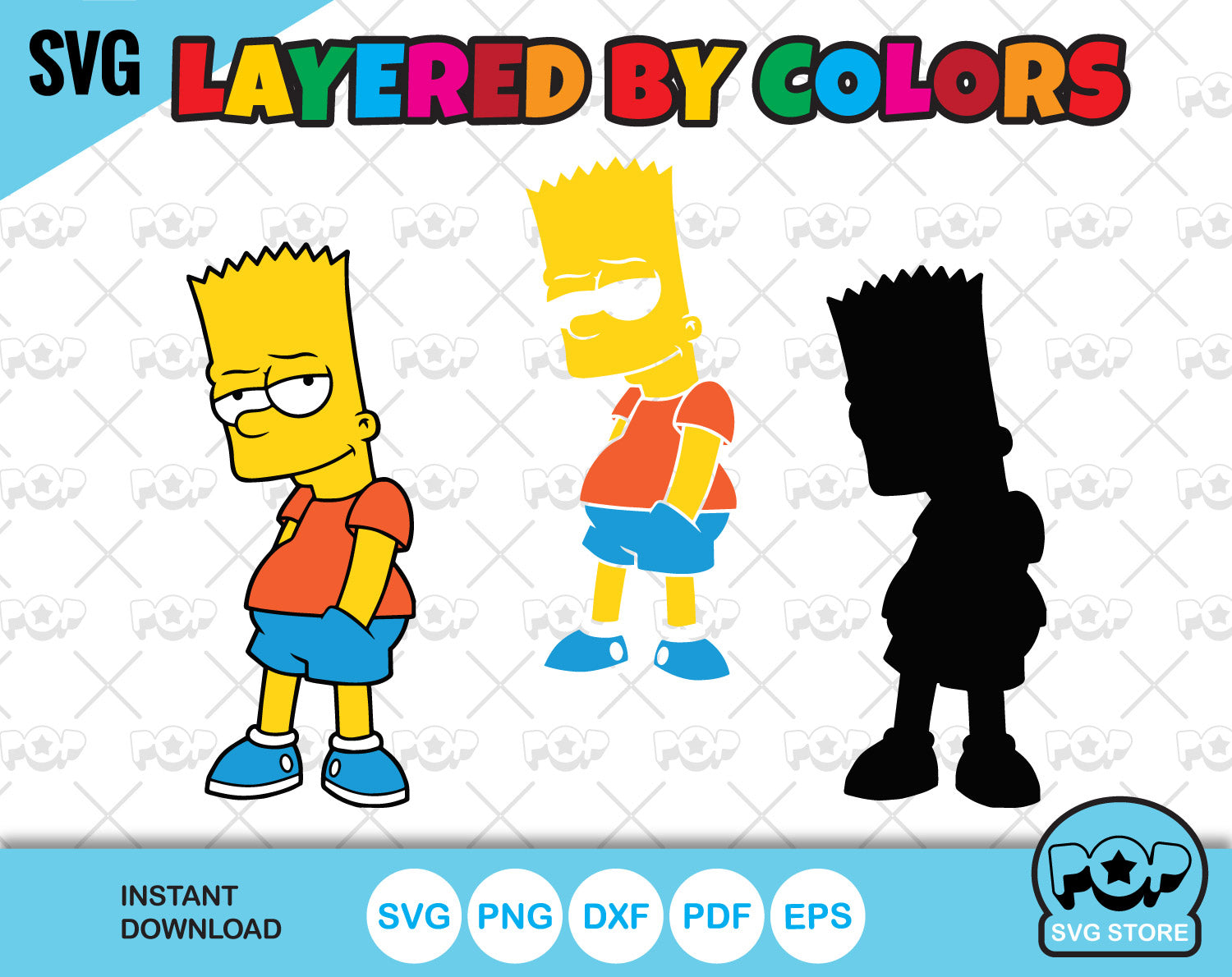 The Simpsons clipart bundle, SVG cutting files for Cricut / Silhouette ...