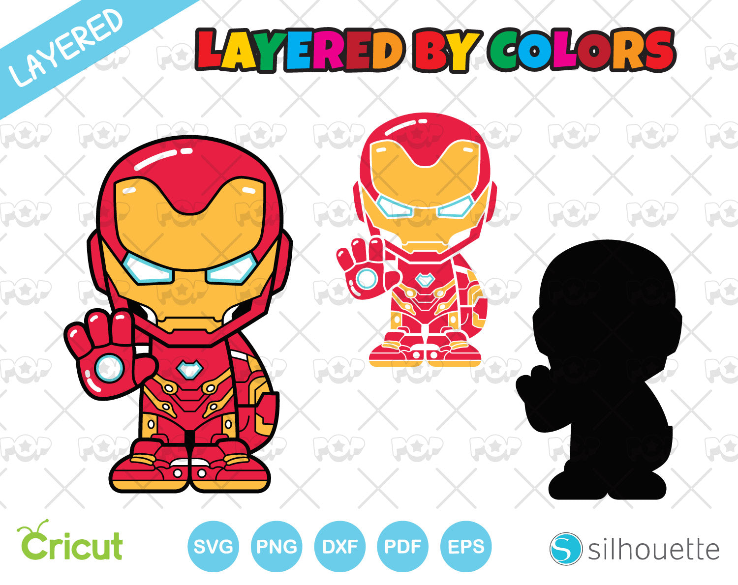Chibi Avengers clipart set, Marvel Avengers SVG cut files for Cricut ...