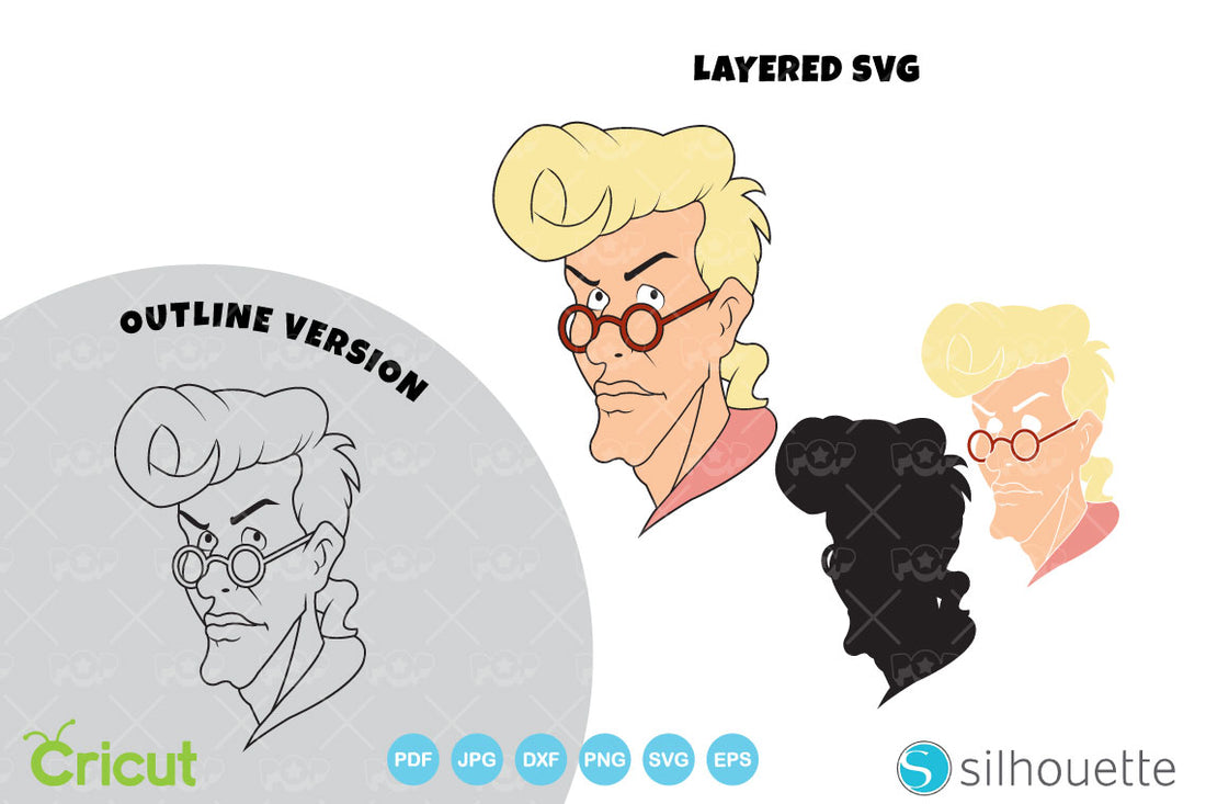 The Real Ghostbusters clipart bundle, SVG cut files for cricut ...